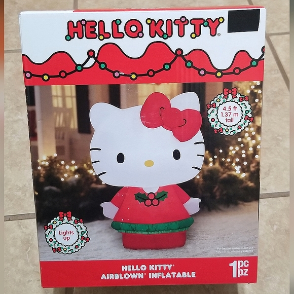 Gemmy | Holiday | Gemmy Sanrio 45 Feet Hello Kitty Christmas Airblown ...